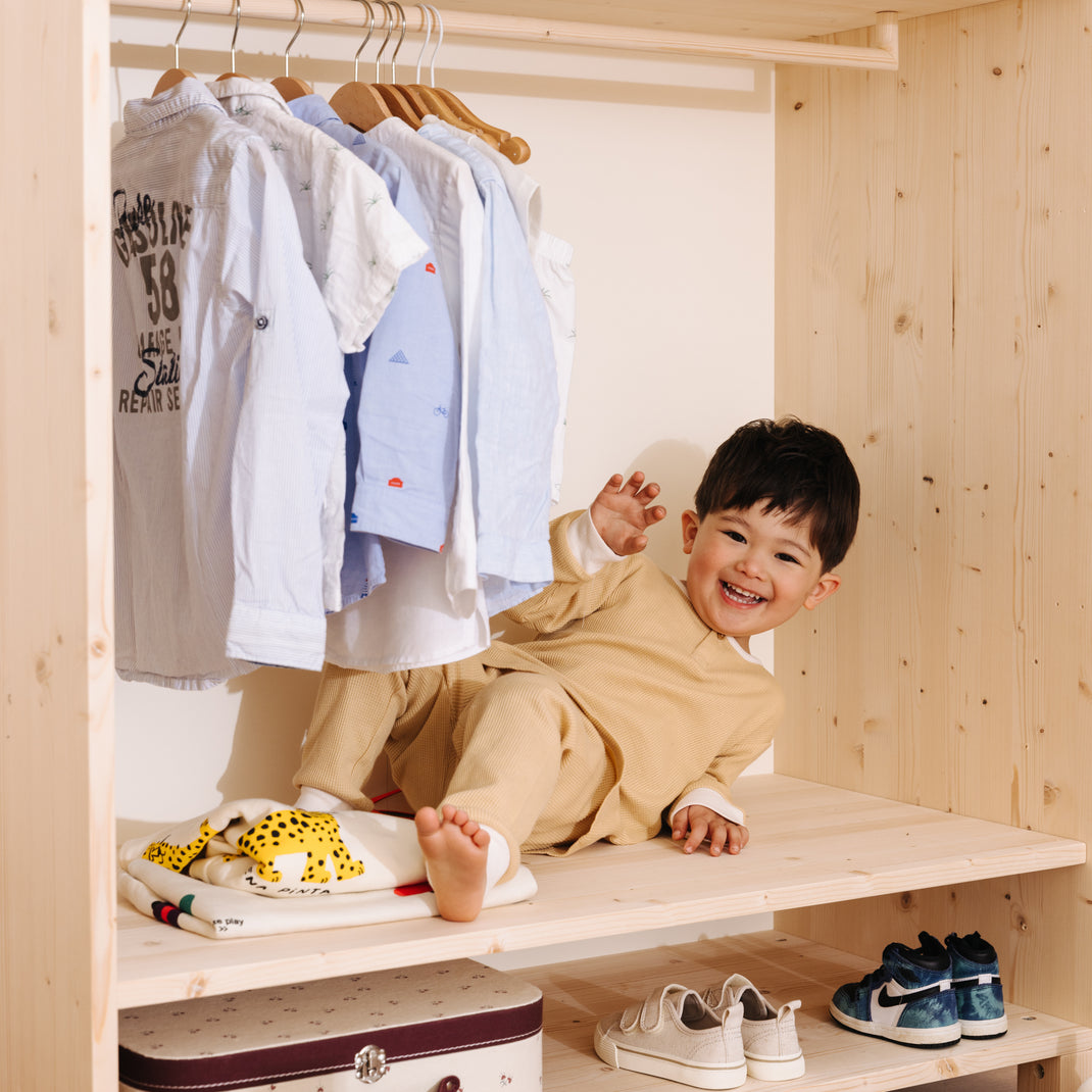 Sistema Armadio EverGrow, l'armadio Montessori evolutivo – Nabè